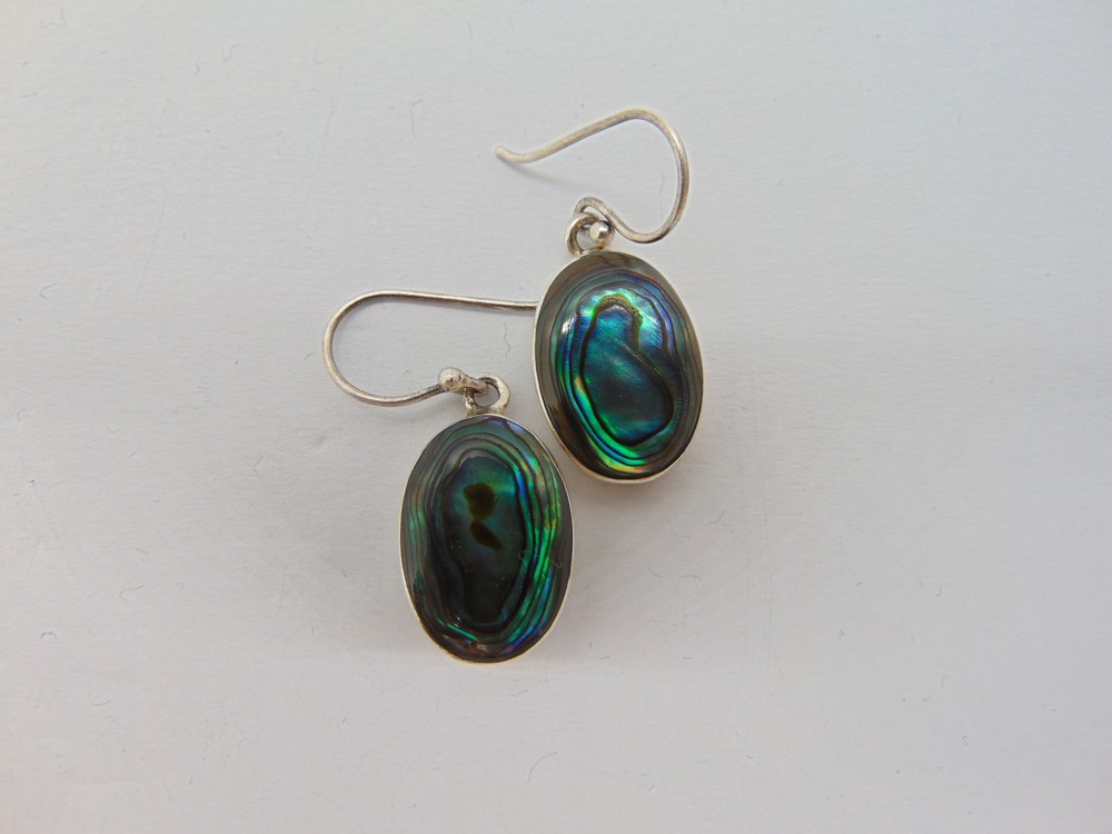 Cercei din argint si sidef paua - Sei Diva