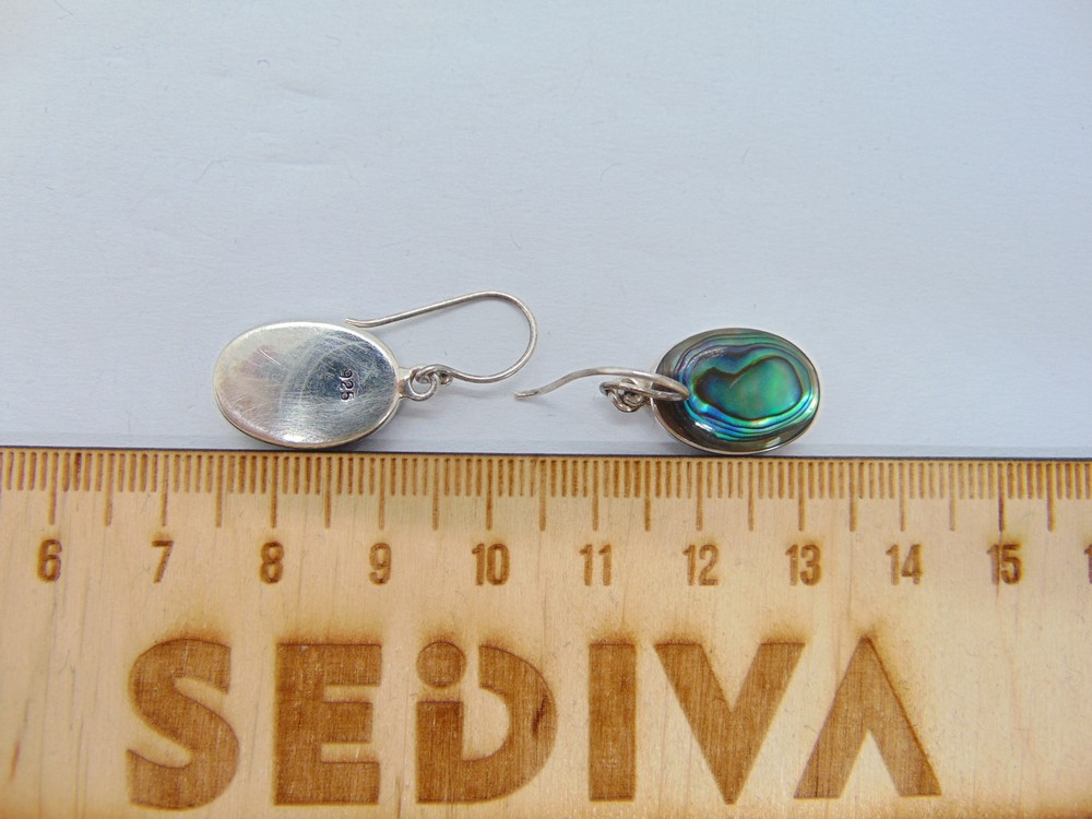 Cercei din argint si sidef paua - Sei Diva