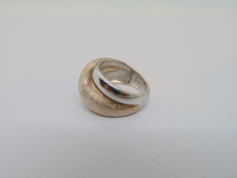 Inel din argint si argint aurit - Sei Diva