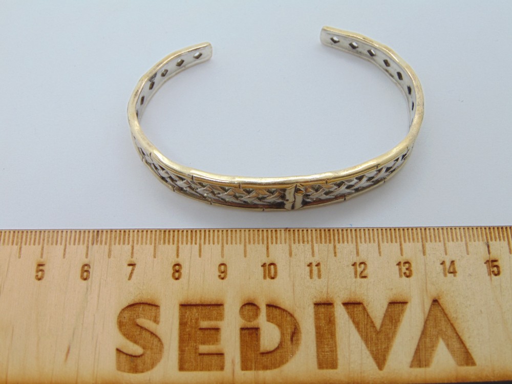 Bratara din argint si argint aurit International sterling - Sei Diva